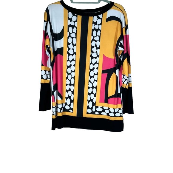 eva varro | Tops | Eva Varro Art To Wear Long Sleeve Blouse Small Multi ...